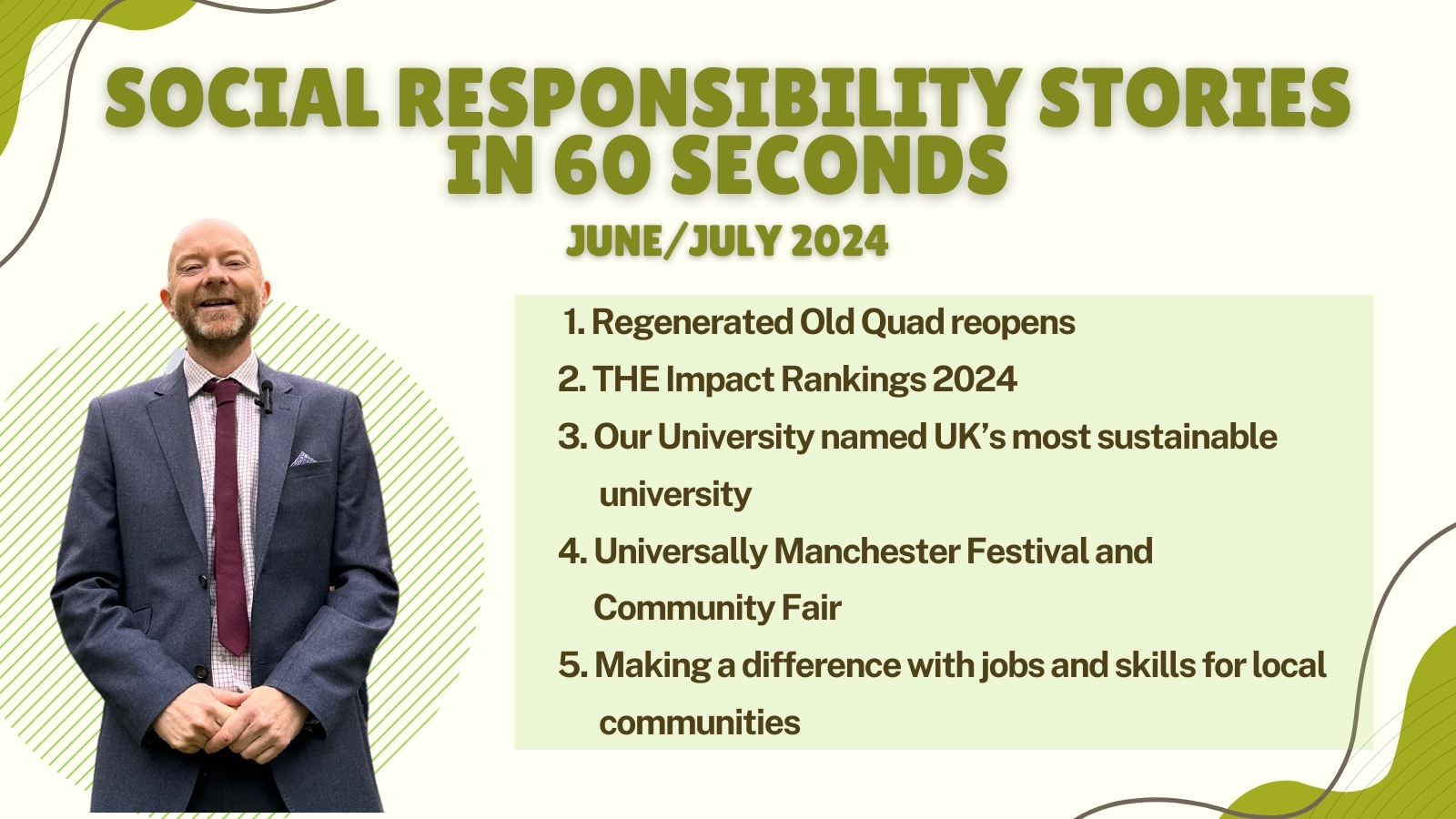 Social Responsibility | Our top five stories for June and July